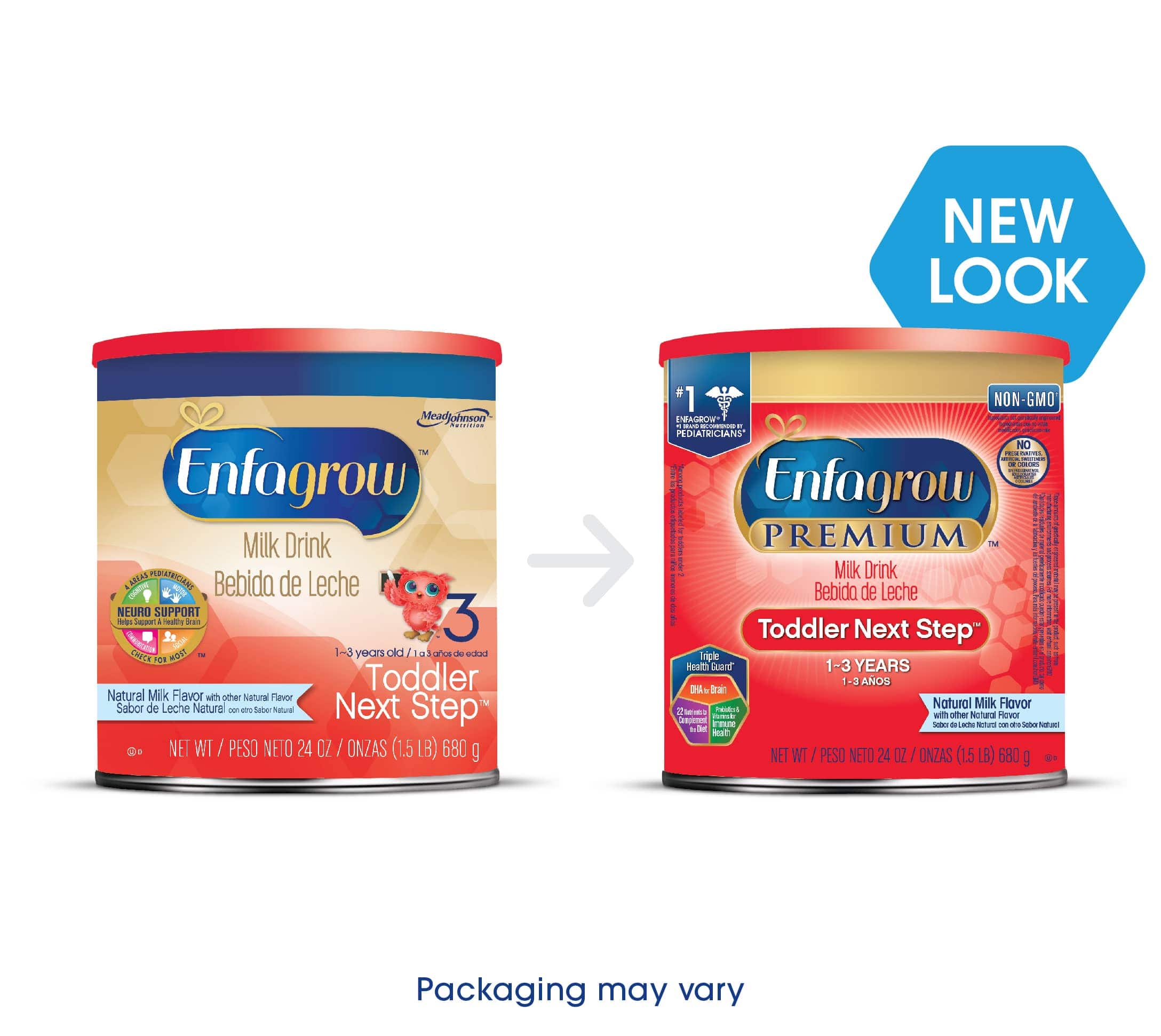 Sữa Enfagrow Non – GMO Premium Toddler Next Step 680g (dành cho bé từ 1 ...