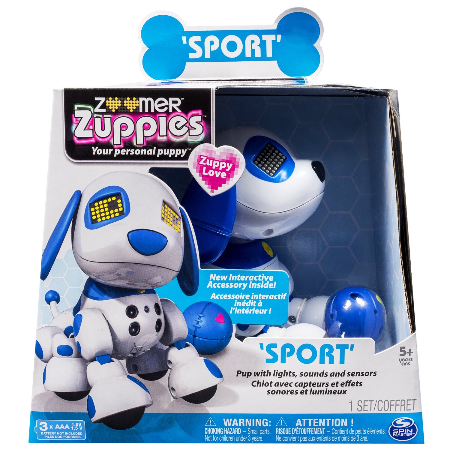 Robot thú cưng phiên bản mini Zoomer Zuppies, Interactive Puppy, Zuppy ...